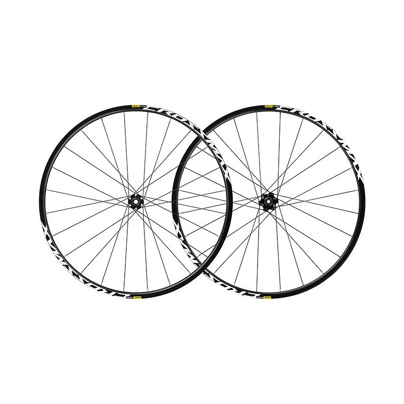 Roues à pneu 29p MAVIC vtt Crossmax 29 Std noire décor blanc